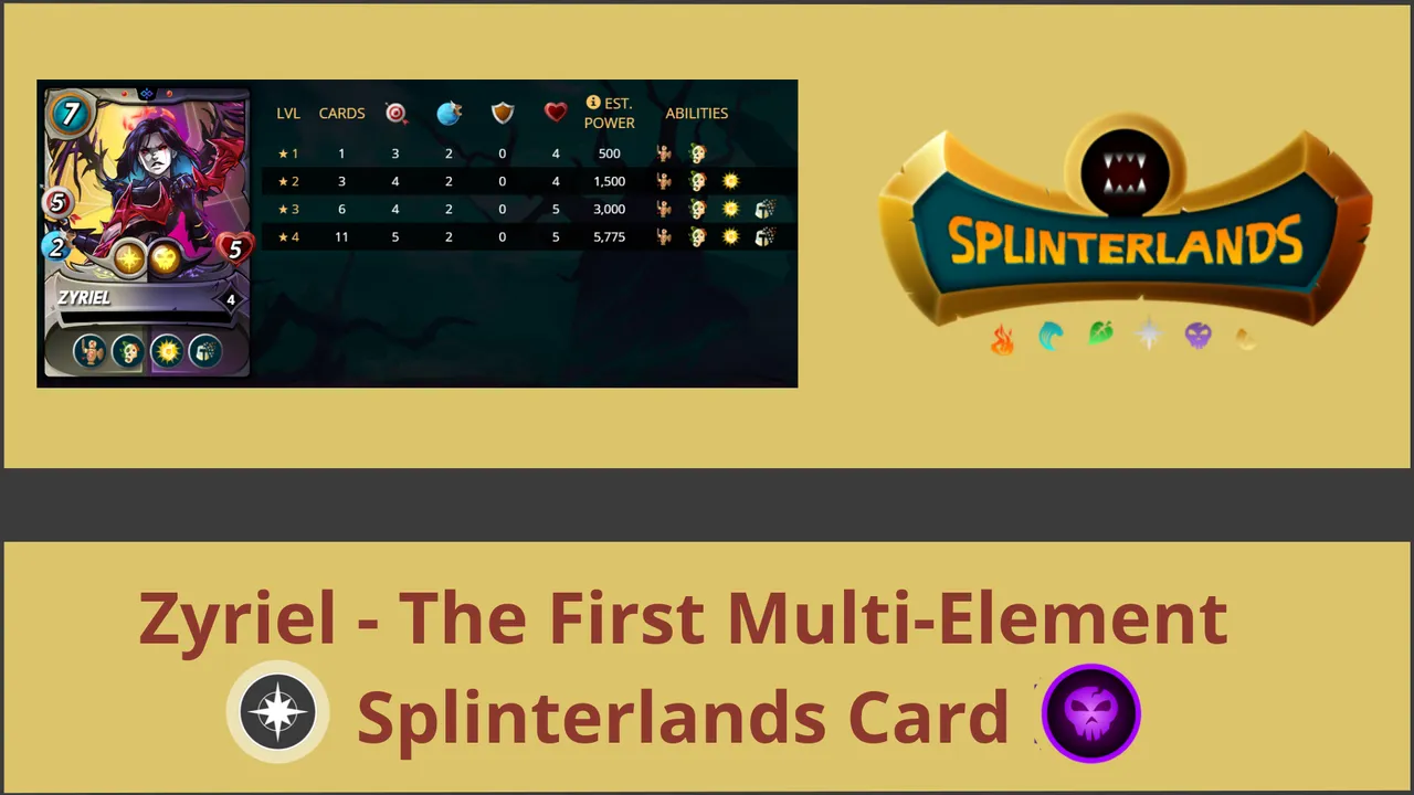 Meet Zyriel, The New Splinterlands Promo Card