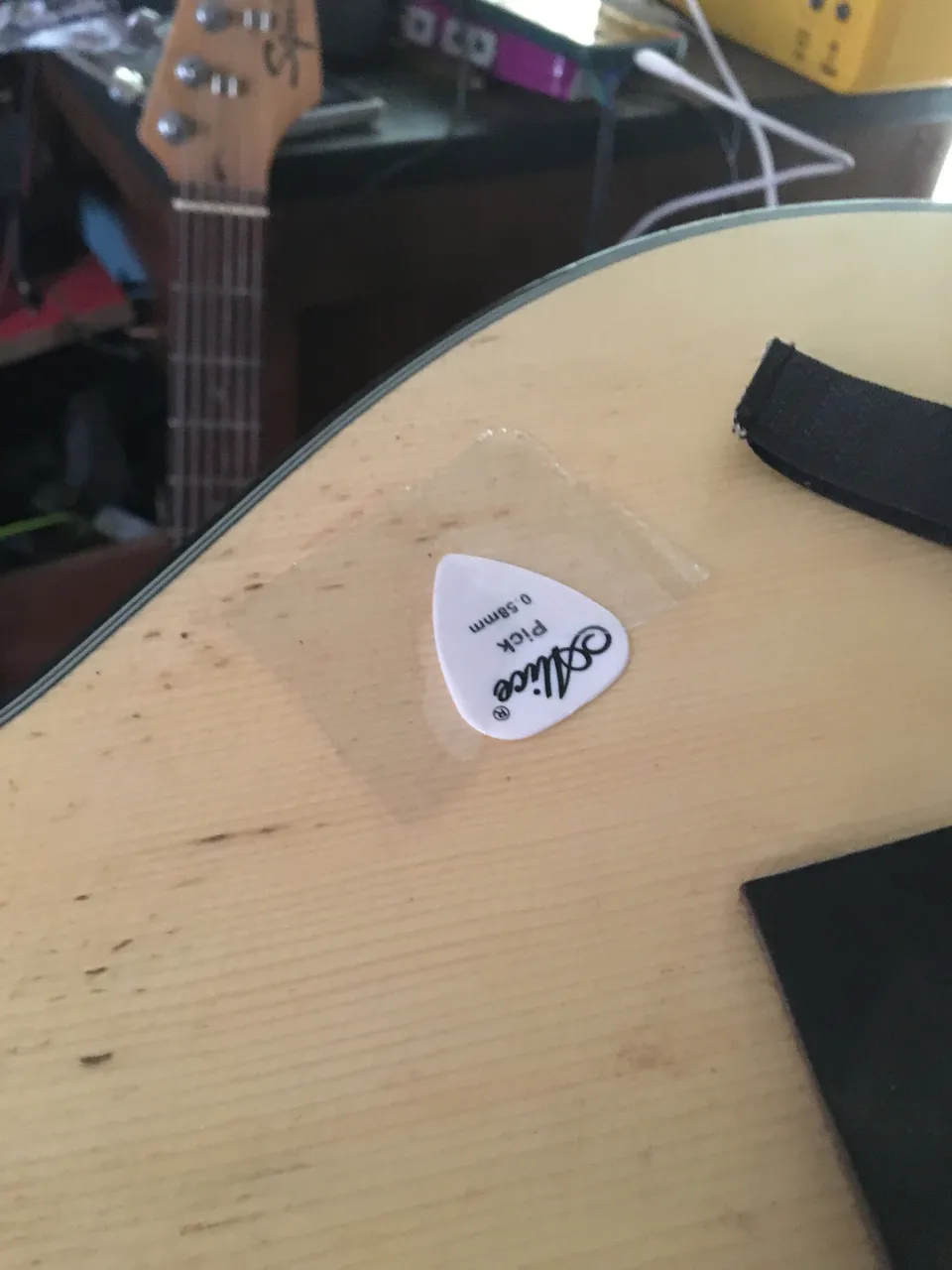 MY DIY GUITAR PLECTRUM HOLDER MAKING PROCESS. NO MORE MISSING PLECT...