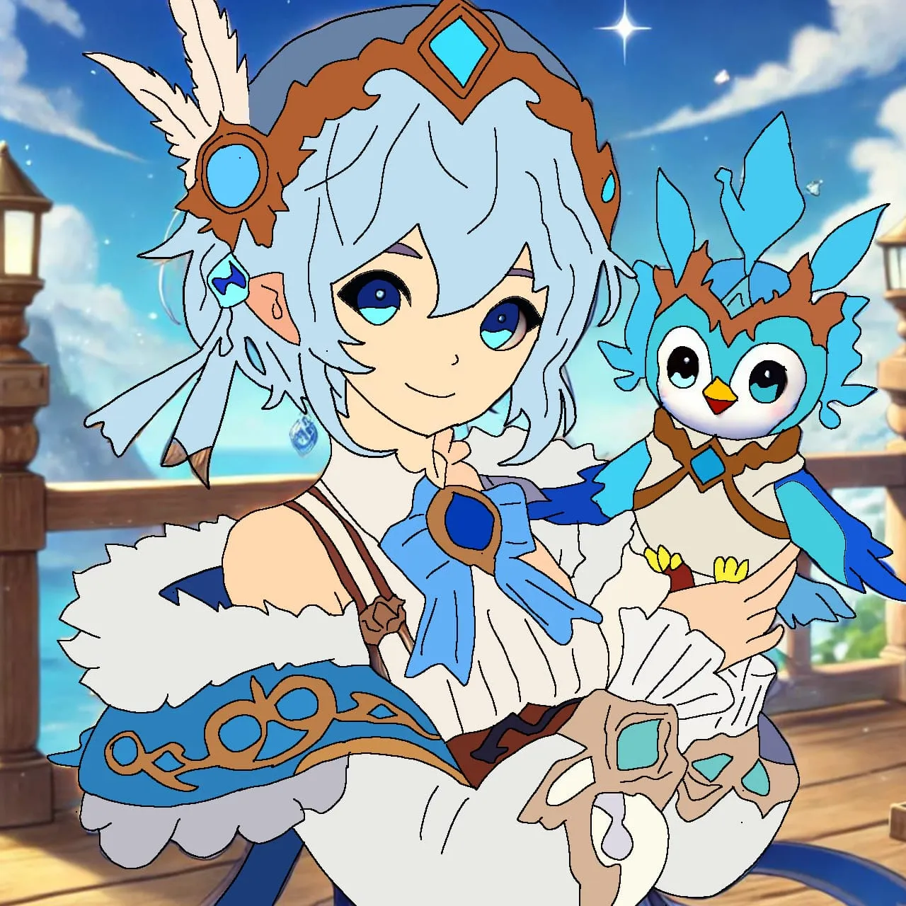 Ocean healer with zingu