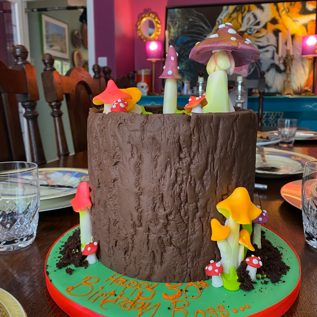 Mushroom themed bday party!🥳