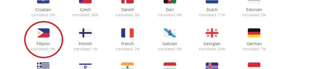 Translation to Filipino - 514 Words (56%)