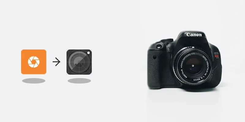 New Icon Proposal For Simple Camera - Modern and Flat Design