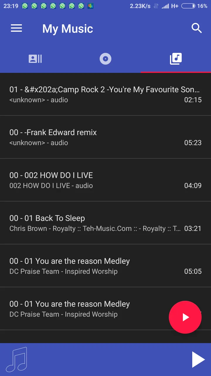 Adding the shake to next features