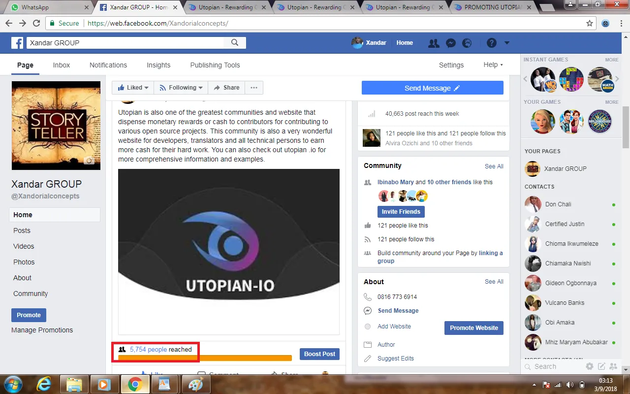 Promoting utopian.io to the whole world