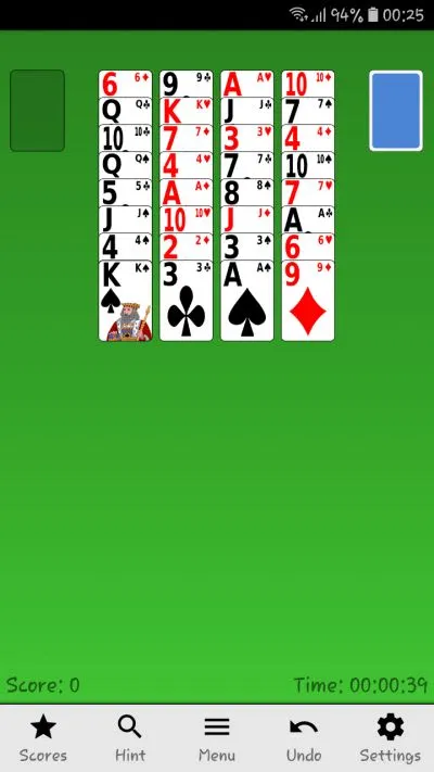 suggestions in the Simple Solitaire Collection app