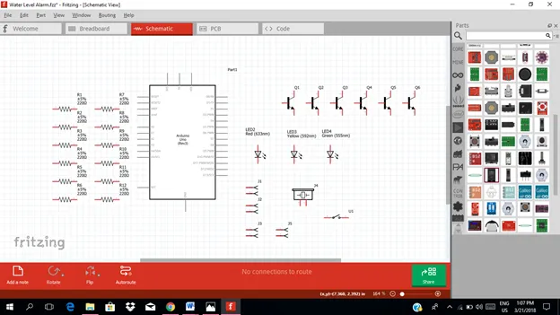 Electronic Project 41: Automatic Water Level Indicator & Alarm Syst...