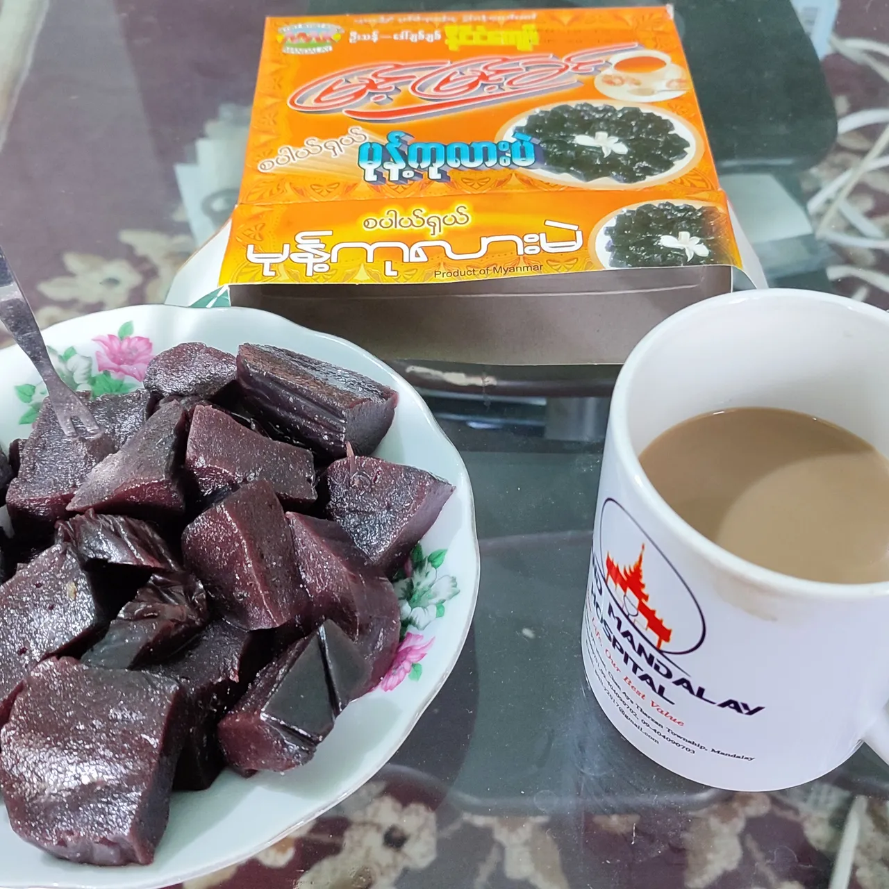 Traditional Burmese snack from Mandalay