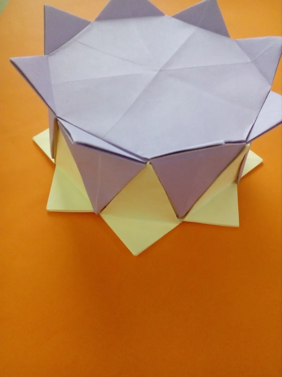 Beautiful Origami Birthday Cake