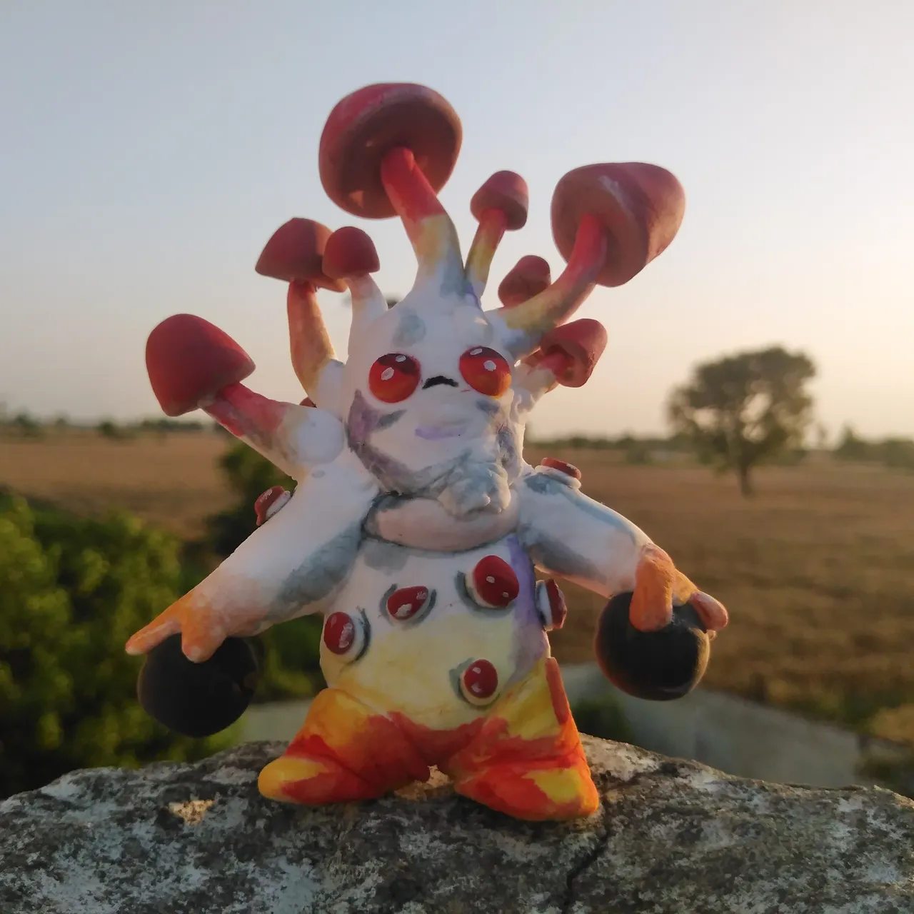 Fungi Flinger | 3D clay art