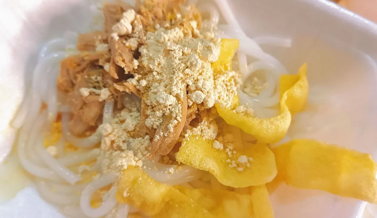 🍝Burmese traditional breakfast (Nan Gyi Thoke)🍝