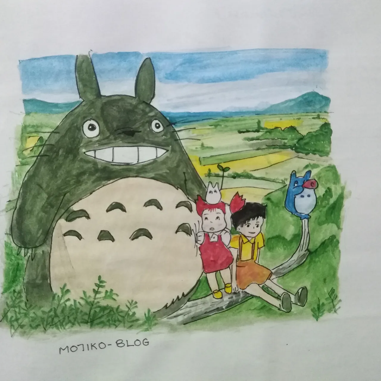 My neighbour totoro drawing