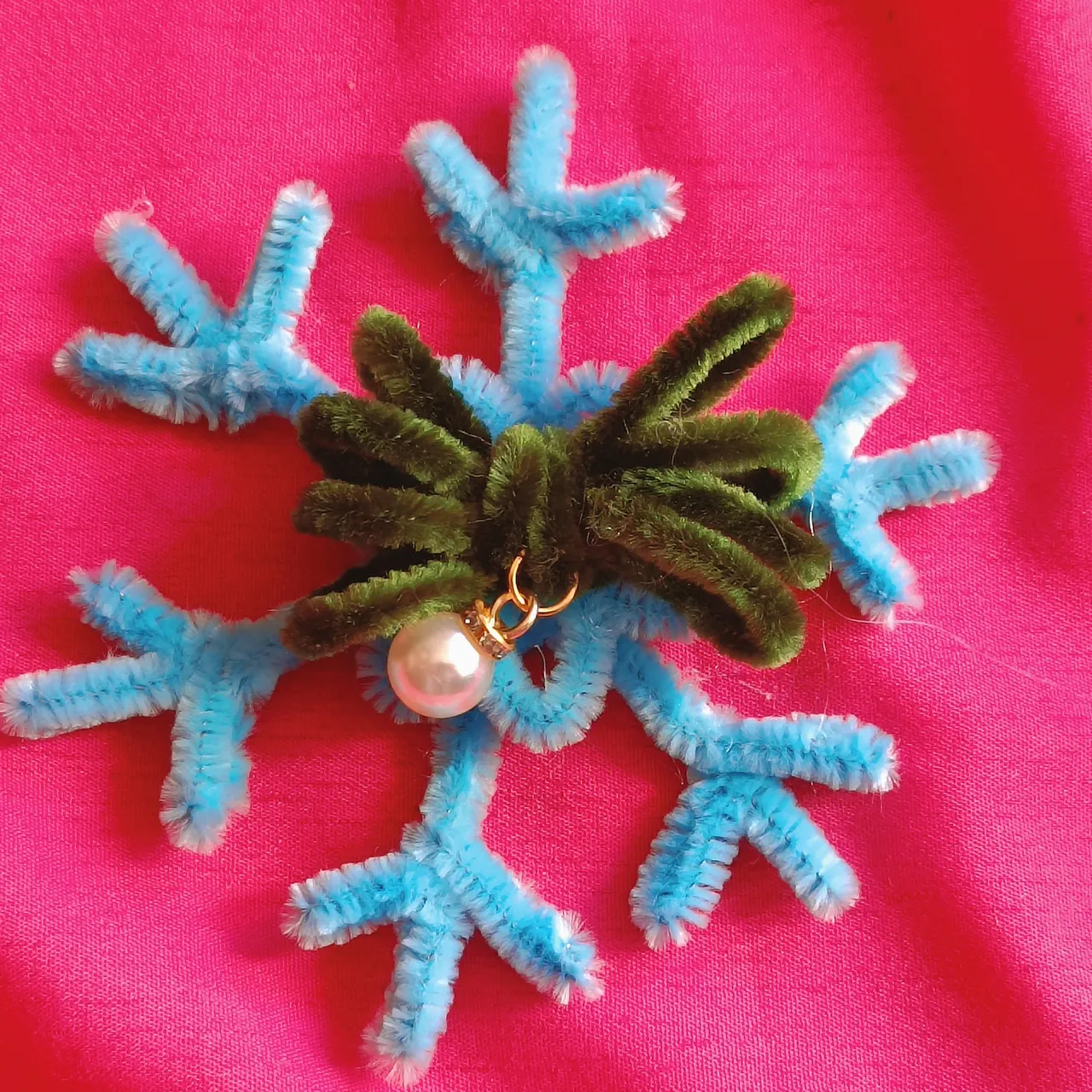 ️How to make a snowflake using pipe cleaner ️