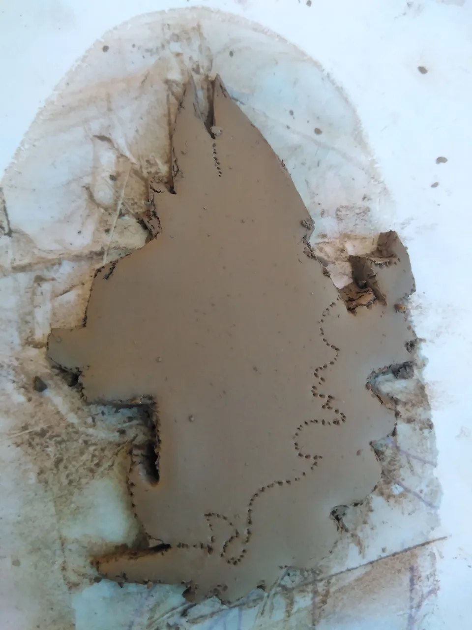 Creating 2D clay sculpture of Infurnal