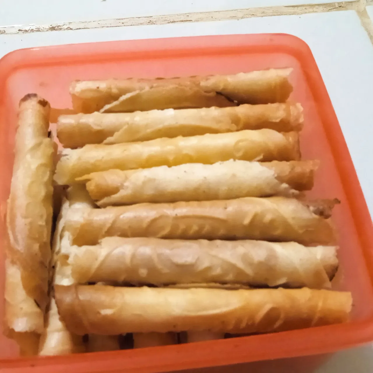 How to make pinch cakes from wheat flour