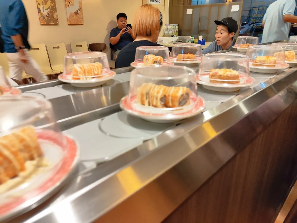 A meal at Aoki Japanese restaurant, Miri, Sarawak