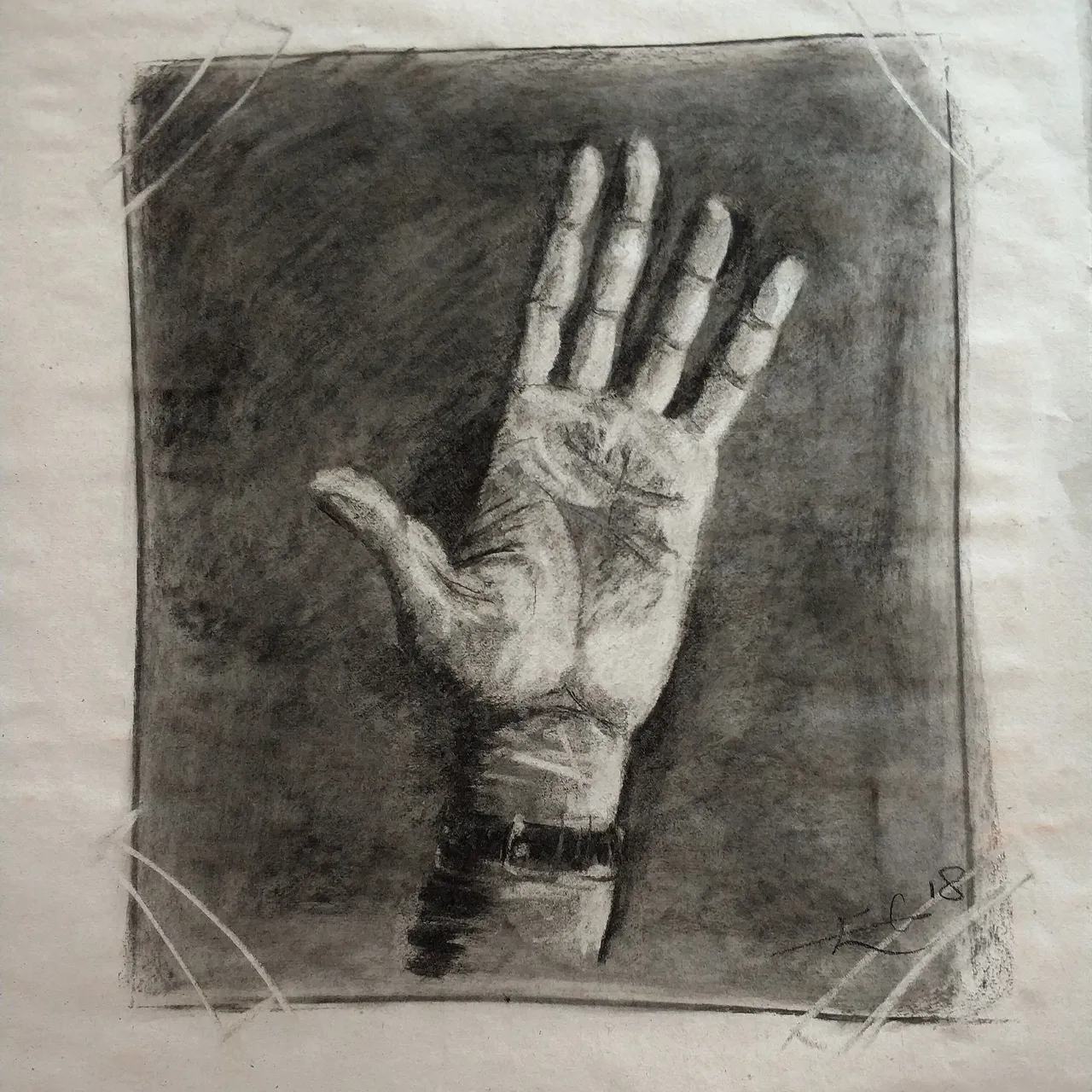 My original draw - Una mano