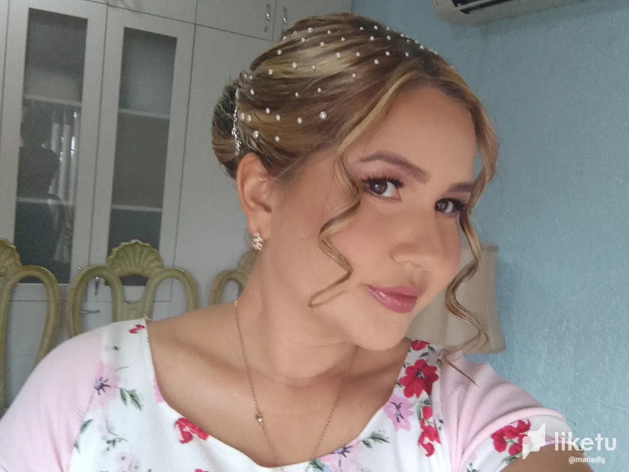 El Maquillaje y peinado de mi boda 😍 - My wedding makeup and hai...