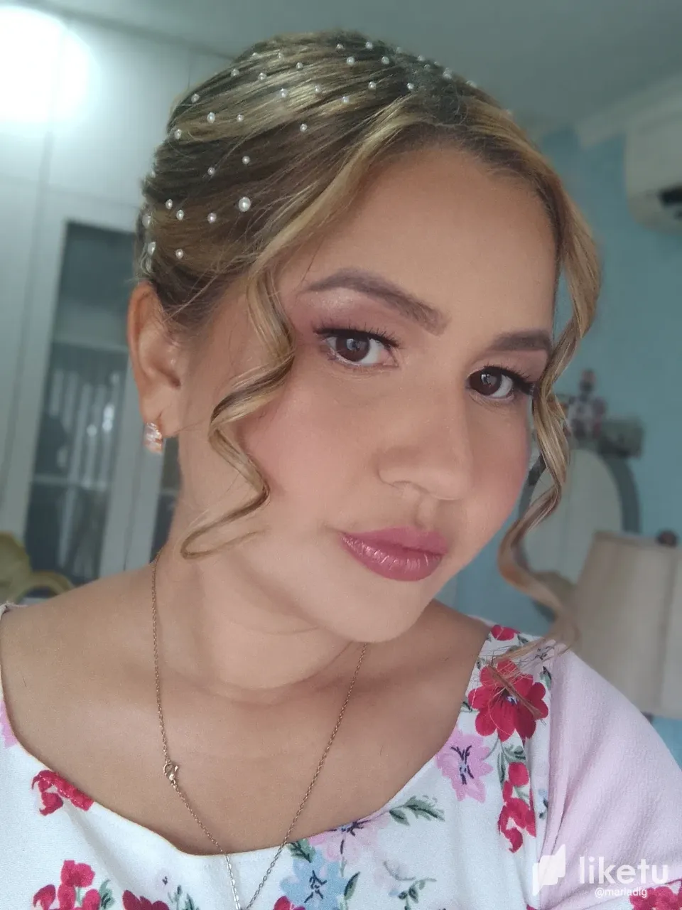 El Maquillaje y peinado de mi boda 😍 - My wedding makeup and hai...