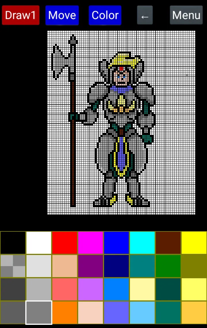 Defender of Truth / Splinterlands Pixel Art con animación, paso a p...