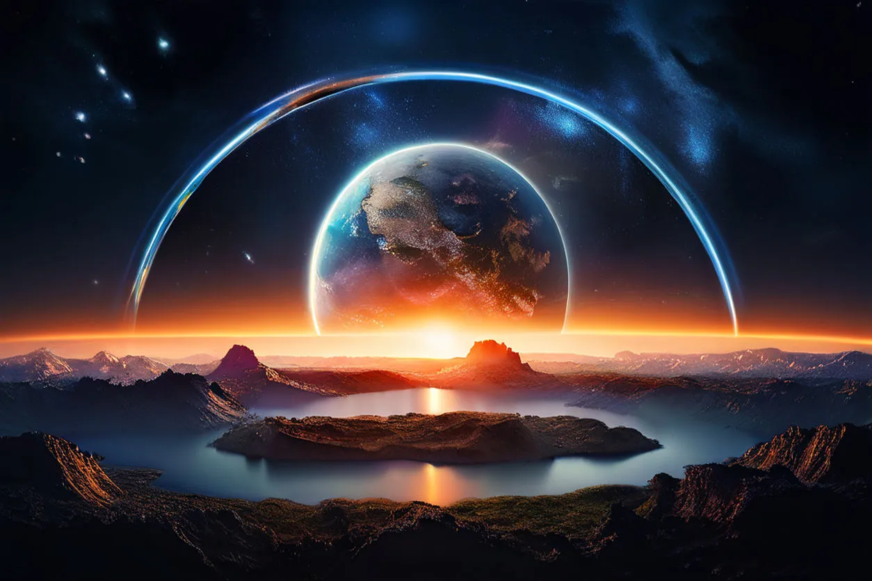 The ancient rings of the earth.