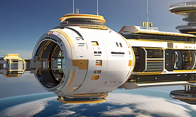 The design of the new NASA space station and BLUE ORIGIN [EN/PT]