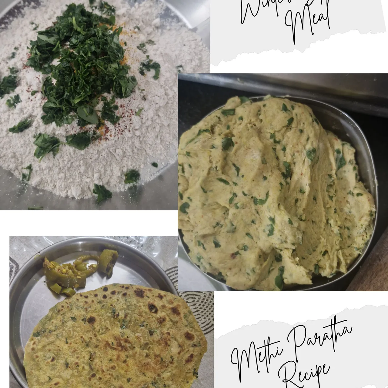 Methi Partha Recipe- Winter's Special Meal.