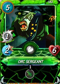 Analysing Splinterlands Cards – Orc Sergeant