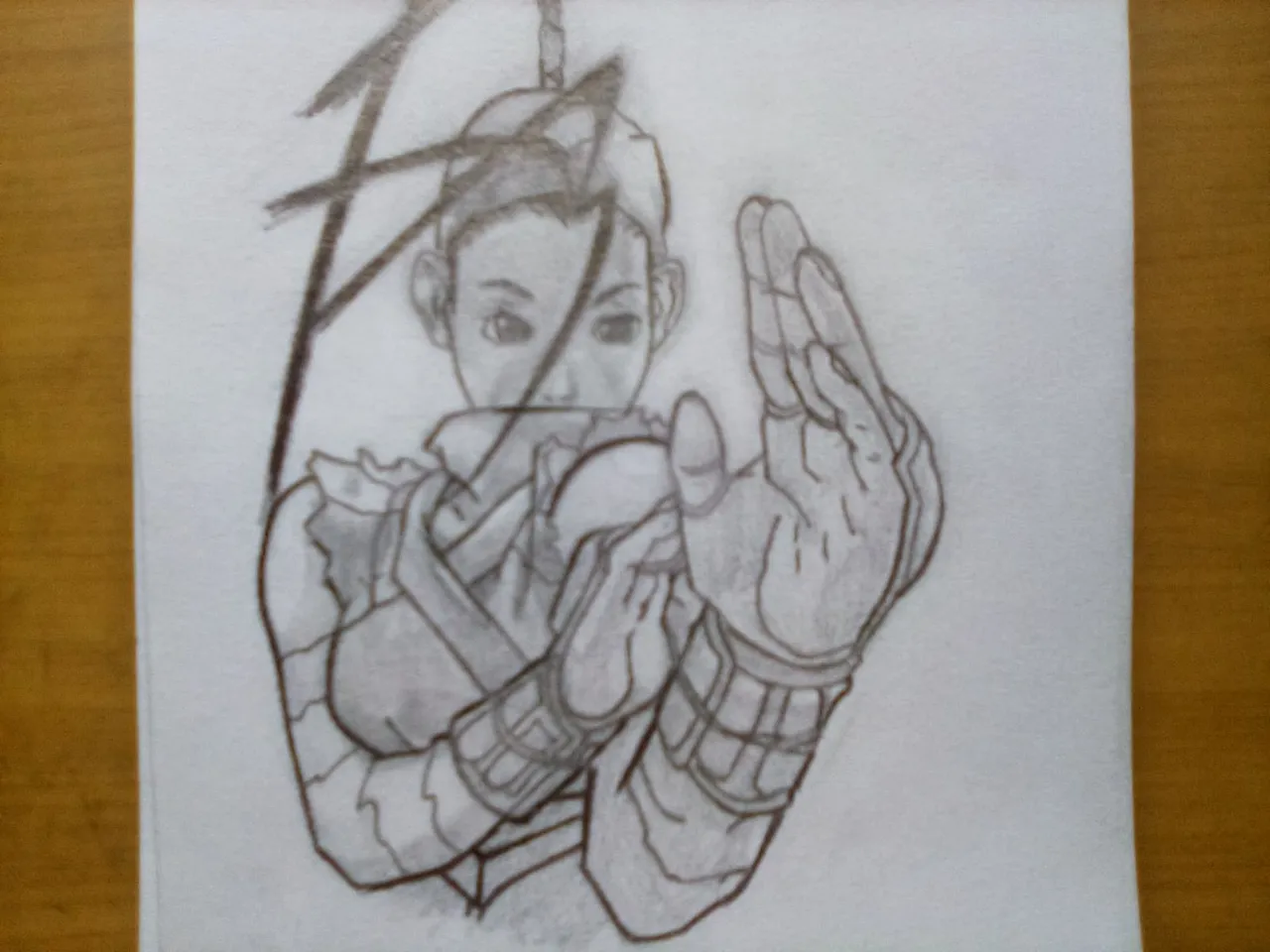 [Eng/Esp]Drawing a character from the video game Street Fighter/Dib...