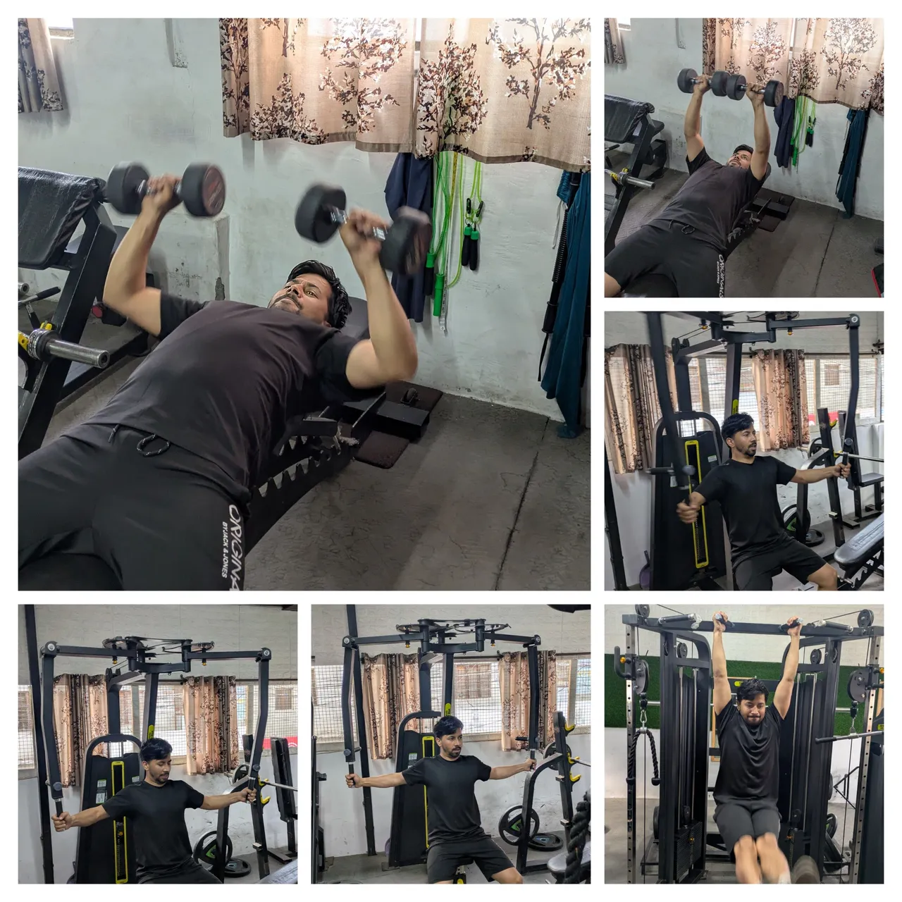 Start today with a chest workout at the gym💪