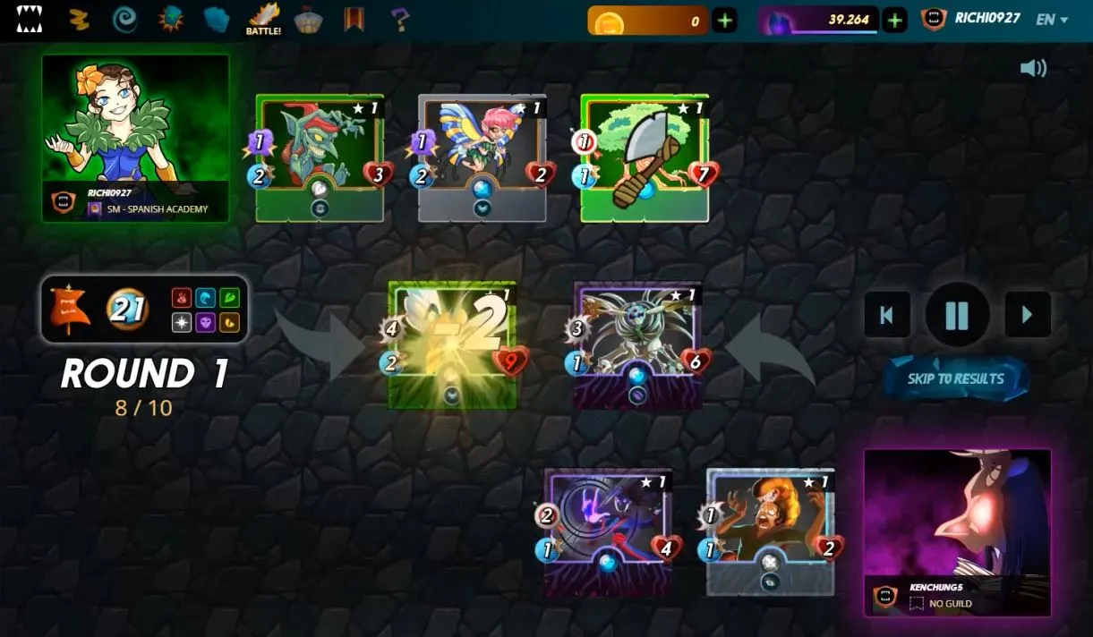 Estrategia básica usando Earth Elemental