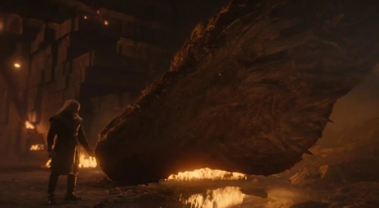 Vermithor in "House of the Dragon"