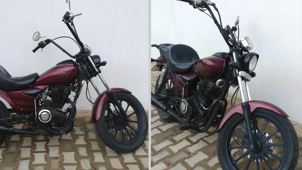 Mirage 150 - A small custom motorcycle