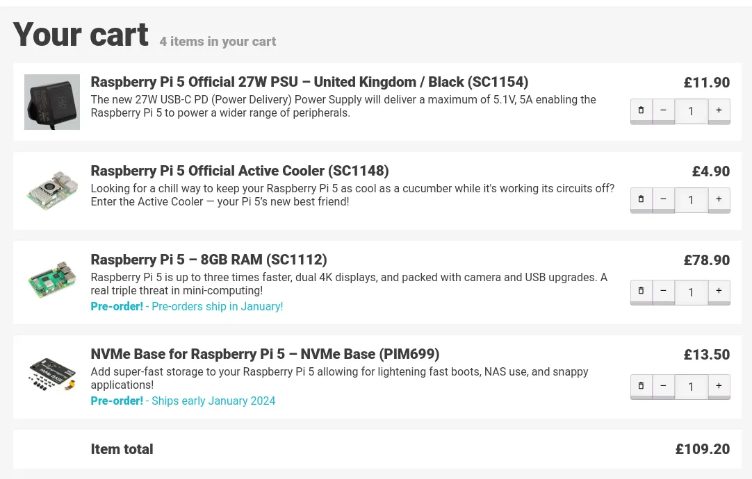 Raspberry Pi 5 with NVMe Boot