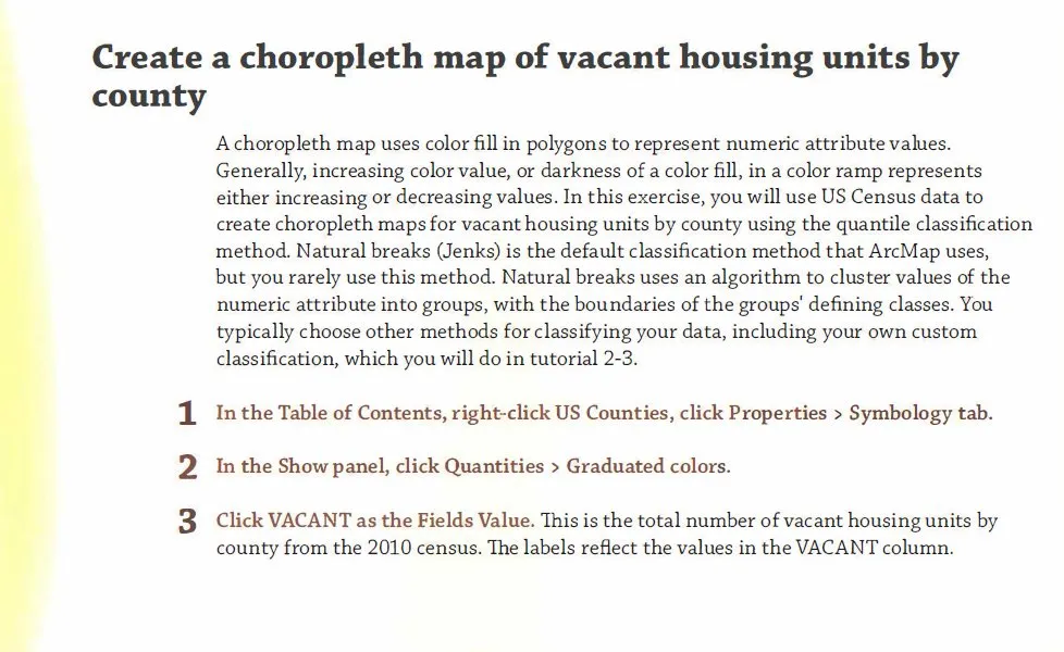 ArcGIS 10.3: Map Design - Tutorial 2-2 Solution - Create a Chorople...