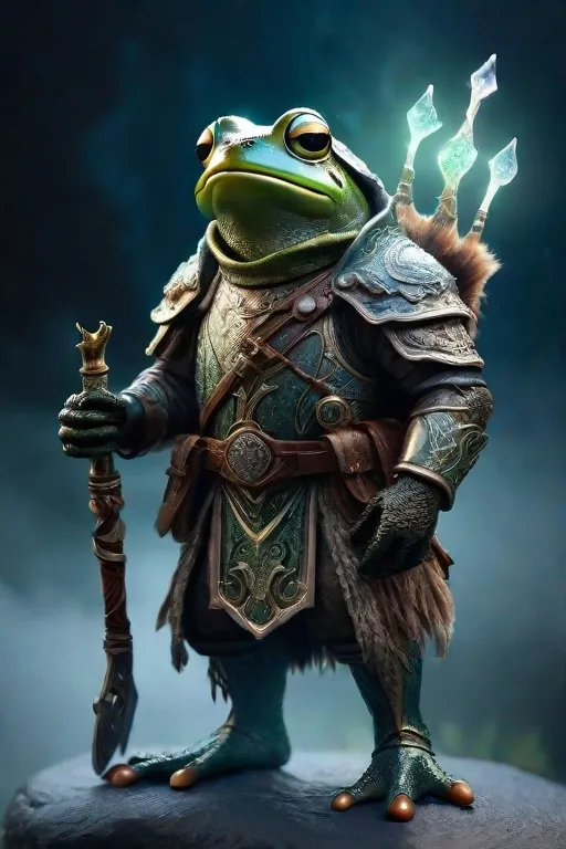 Pepe : The Druid Frog Warrior