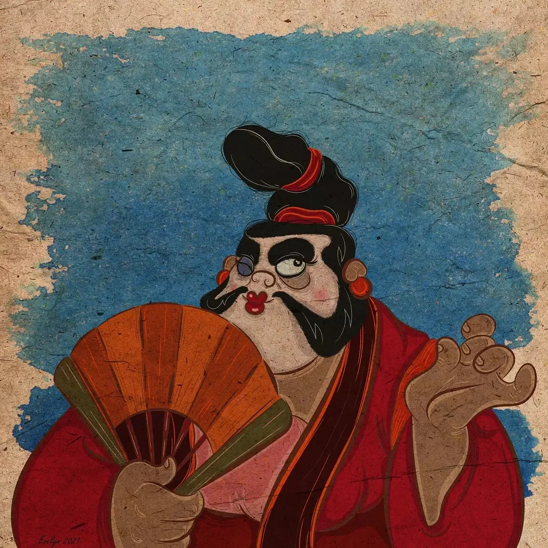 Yao from Disney's Mulan 🐉 My character drawing