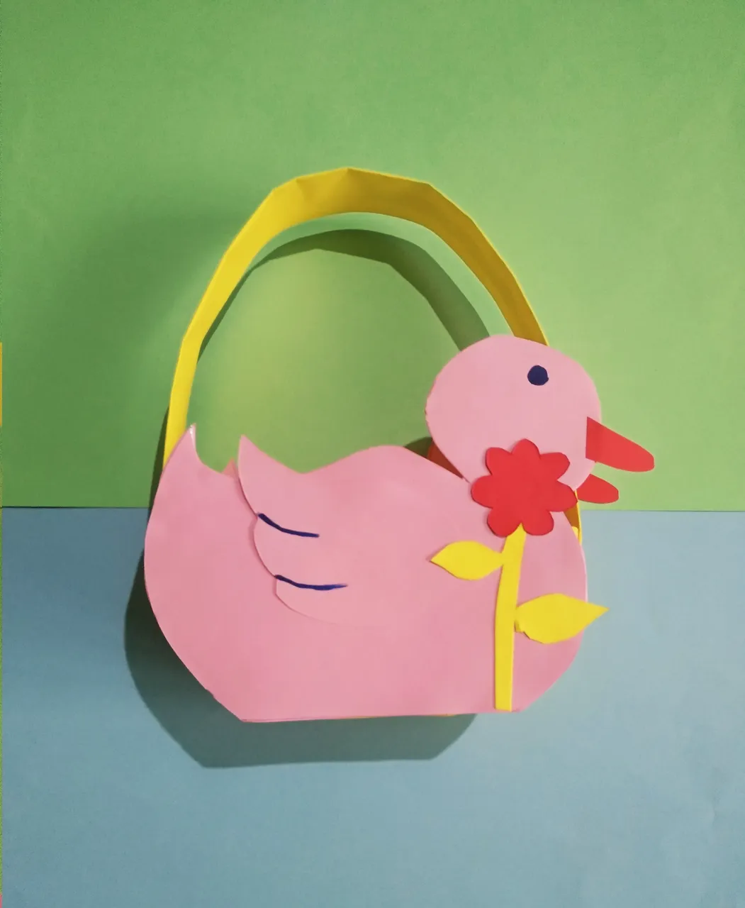 How to Make Paper Duck Shaped Box