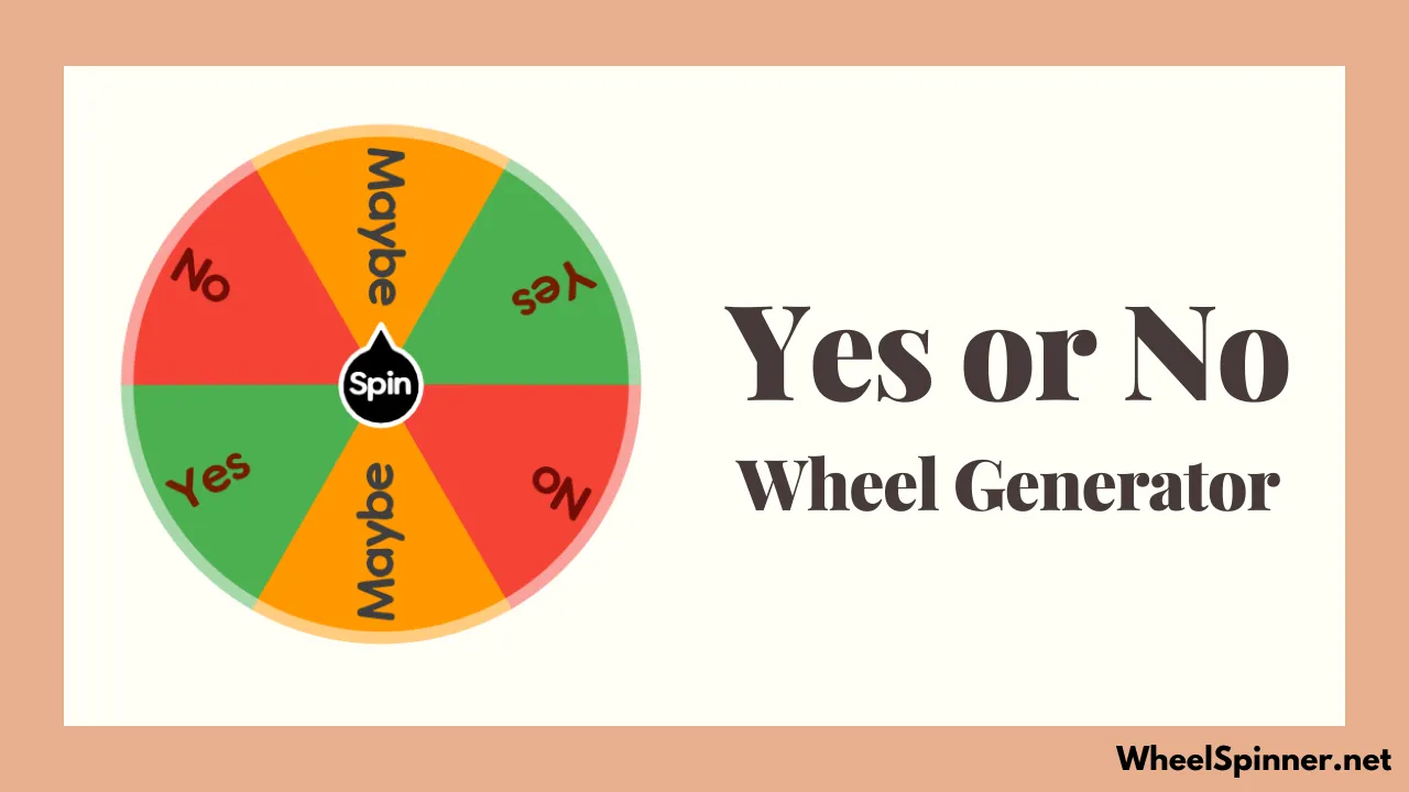 Yes No Wheel Generator
