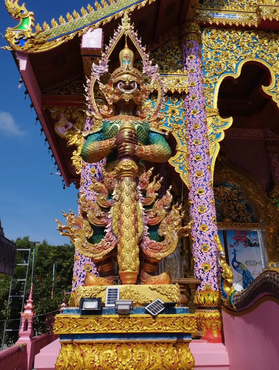 Enjoy Wat Had Chompu, Chiang Mai, Thailand, pink style temple with ...