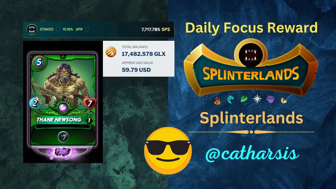 Splinterlands - My Activity, SPS Staking, GLX Staking