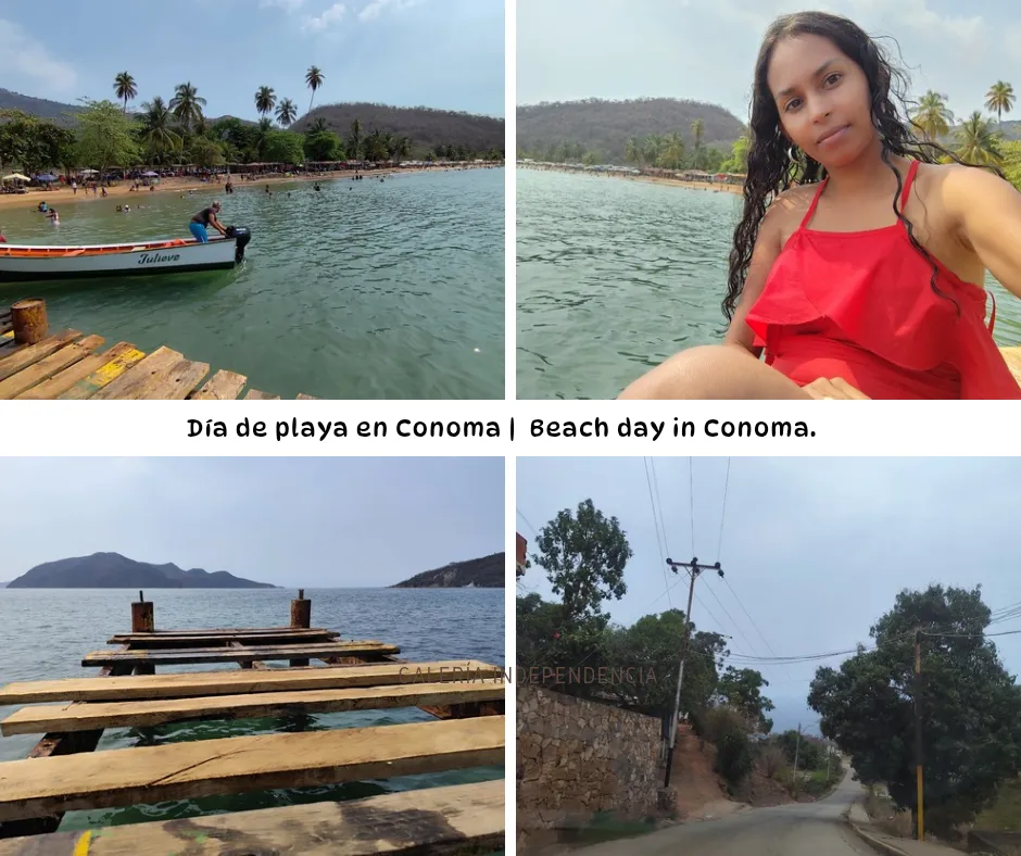 Día de playa en Conoma. 🏖️ Beach day in Conoma.