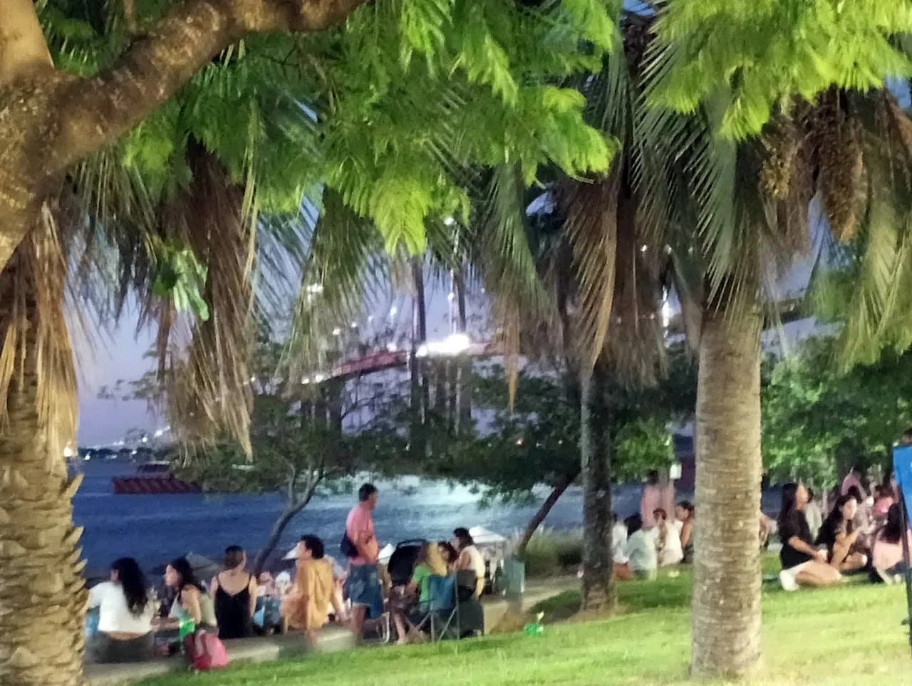 Enjoying a beautiful evening stroll (Es-Eng).