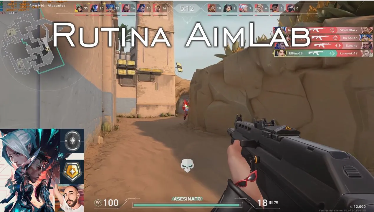 Esp/Eng AimLab routine for Valorant/Rutina de AimLab para Valorant