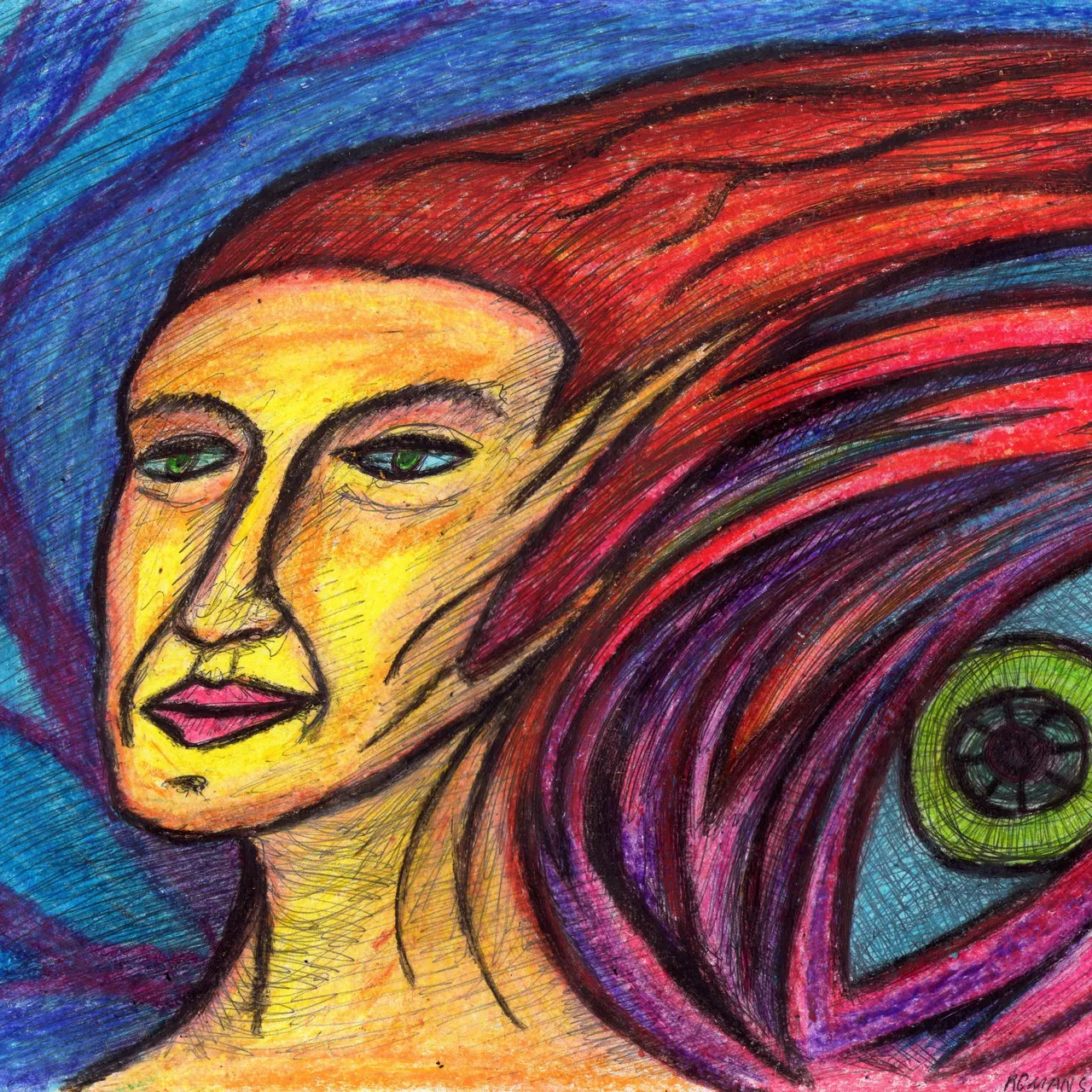 Intuition. \ Original drawing.