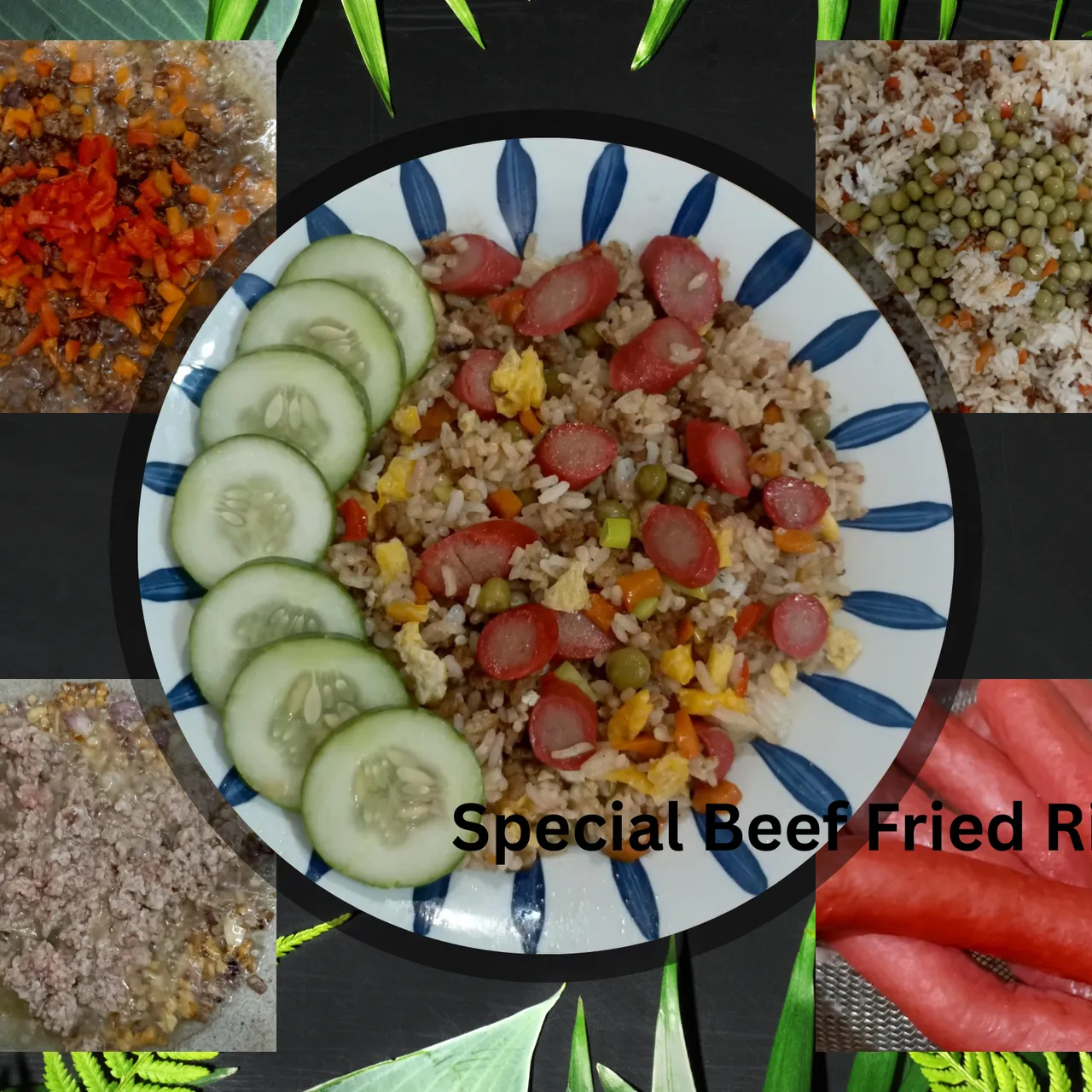 "My Daughter's Most Favorite Breakfast; Special Beef Fried Rice Coo...