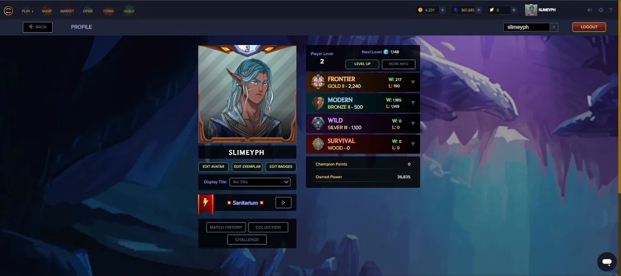 Avatars and Exemplars Update