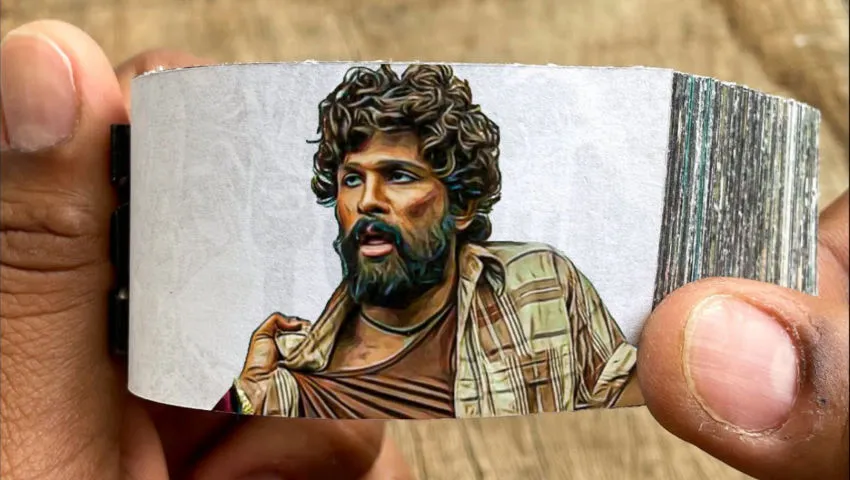 Pushpa The rise Movie Flipbook | Pushpa is a Mastermind | Allu Arju...