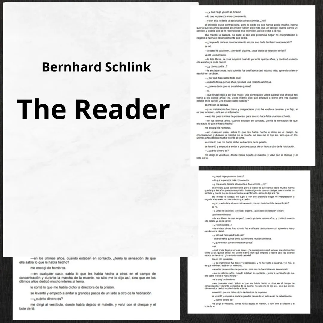 El lector, de Bernhard Schlink [esp. / eng.]