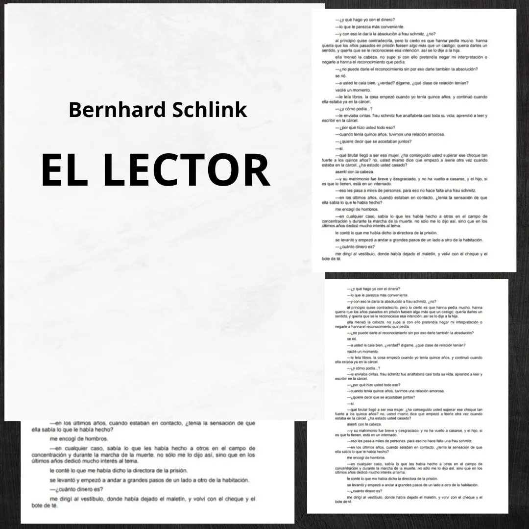 El lector, de Bernhard Schlink [esp. / eng.]