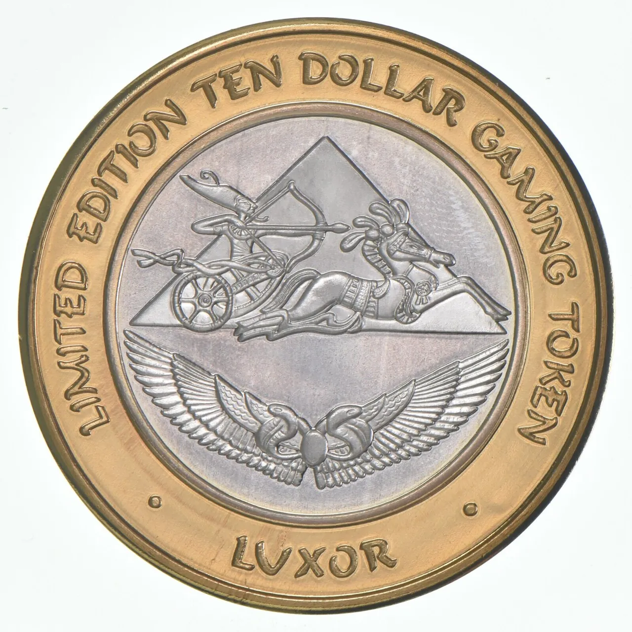 Silver Striker Token From Luxor, Las Vegas / Re-blog lottery!